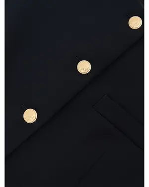REISS Gabi Longline Vest - Navy