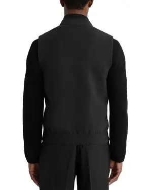 REISS Zip Through Gilet - Black