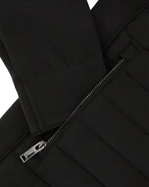 REISS Hooded Quilted Zip Jacket