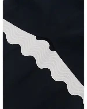 REISS Dillon Contrast Bodycon Midi Dress - Navy/ivory