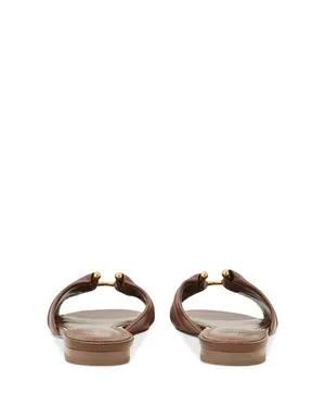 REISS Hardware Flat Sandals
