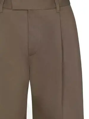 FRAME Pleated Wide-leg Trousers