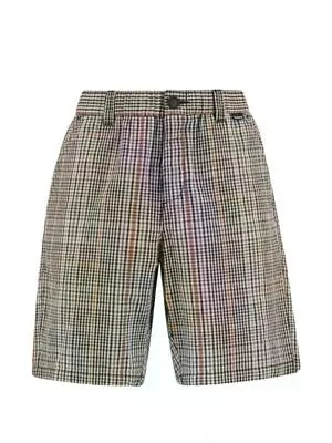 Barbour Fife Checked Shorts - Neutrals