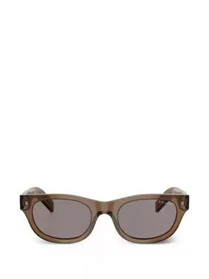 Prada Rectangle Frame Sunglasses - Neutrals