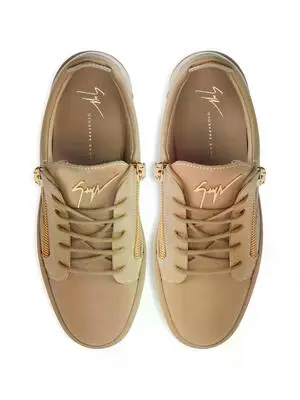 GIUSEPPE ZANOTTI Frankie Zip Sneakers - Neutrals