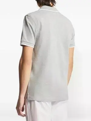 FAY Logo Polo Shirt - Grey