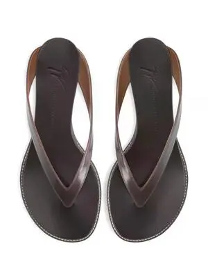 GIUSEPPE ZANOTTI Nour Contrast Stitch Sandals