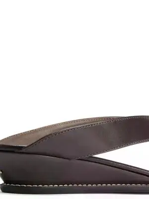 GIUSEPPE ZANOTTI Nour Contrast Stitch Sandals