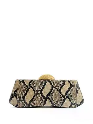 GIUSEPPE ZANOTTI Eve Closure Chain Clutch - Neutrals