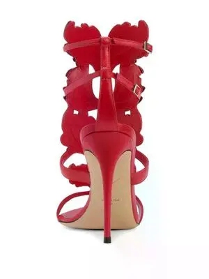 GIUSEPPE ZANOTTI Strap Sandals - Red