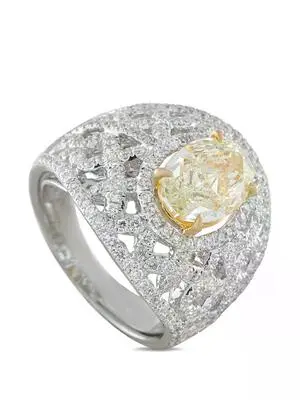 LB EXCLUSIVE 18k White Gold Diamond Ring