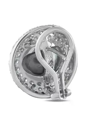 LB EXCLUSIVE Diamond And Pearl Earrings