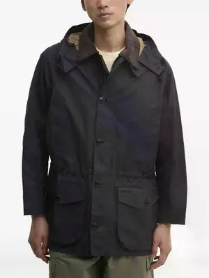 Barbour Endurance Hooded Cotton Jacket - Blue