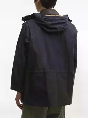 Barbour Endurance Hooded Cotton Jacket - Blue