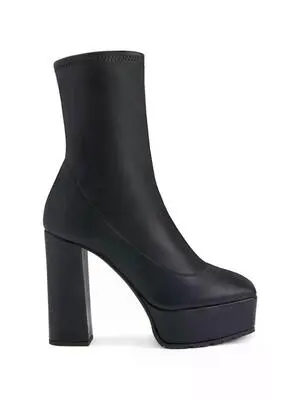 Lace-Up Platform Booties