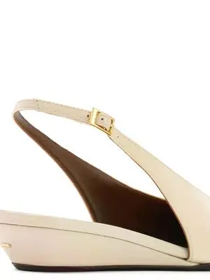 GIUSEPPE ZANOTTI Virginia Slingback Ballet Flats - White