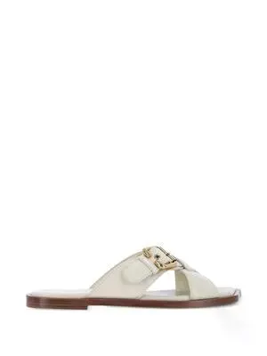 Chloé Flat Sandals - Neutrals