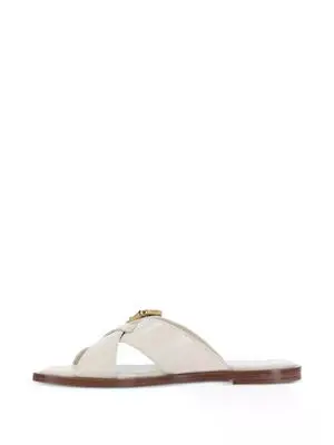 Chloé Flat Sandals - Neutrals