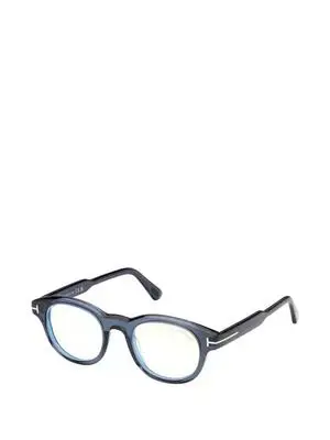 TOM FORD Round-frame Eyeglasses - Blue