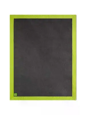 Shanghai Tang Dotted Trim Tang Blanket - Grey
