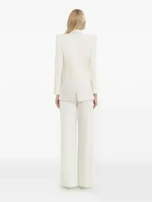 NISSA High-waisted Wide-leg Trousers - Neutrals