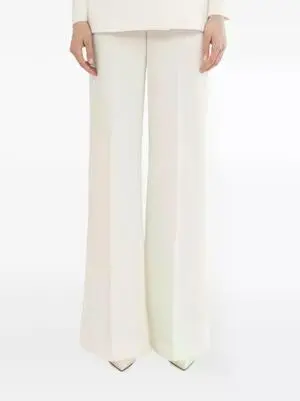 NISSA High-waisted Wide-leg Trousers - Neutrals