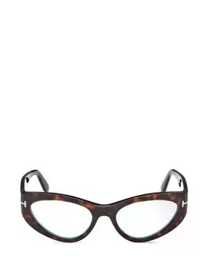 TOM FORD Cat-eye Glasses - Brown