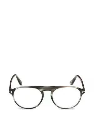 TOM FORD Round Frame Glasses - Grey
