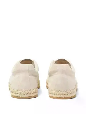 SCAROSSO Suede Espadrilles - Neutrals