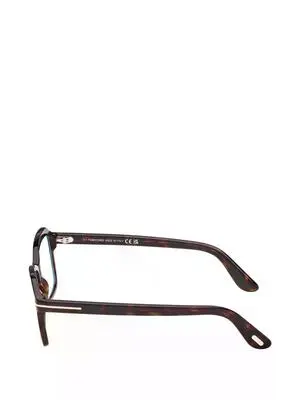 TOM FORD Rectangle-frame Glasses - Brown