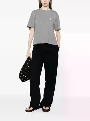 ANINE BING Logo T-shirt - Grey