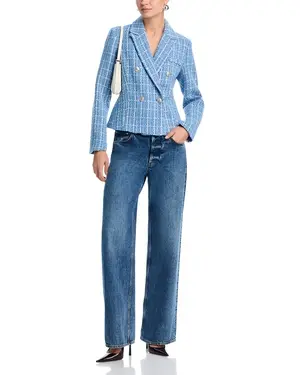 Aqua Tweed Blazer