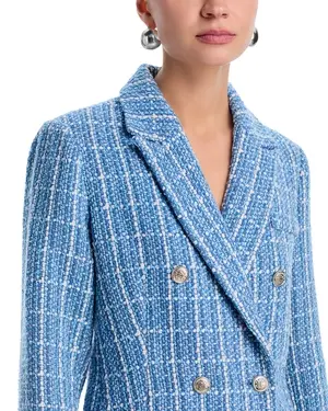 Aqua Tweed Blazer