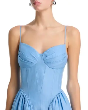 Aqua Strap Midi Dress Exclusive