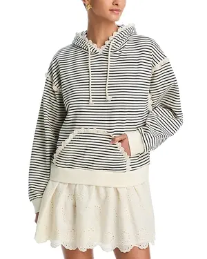Ruffle Sweatshirts Hoodies For Women