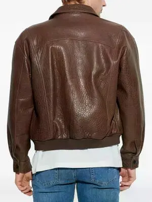 FRAME Zip Leather Jacket