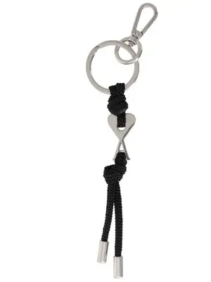 AMI Paris De Coeur Keychain - Silver