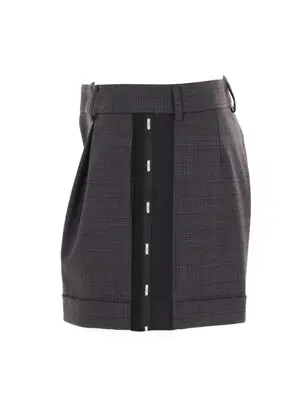 Moschino Shorts With Logo Ribbon - Grey