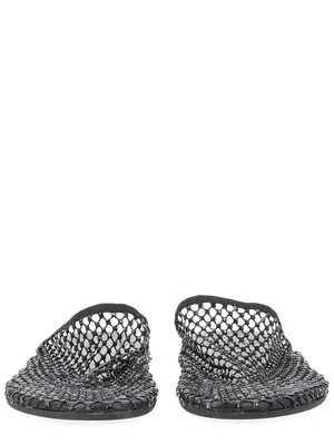 ALYSI Embellished Mule - Black