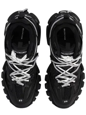 Balenciaga Track Trail Laces Sneakers - Black