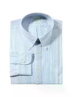 Brooks Brothers Button-fastening Striped Shirt - Blue