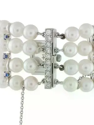 LB EXCLUSIVE Leaf-motif Multi-stone Bracelet
