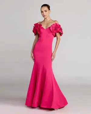 Mac Duggal Off-the-shoulder Gown - Pink