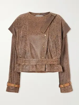 Isabel Marant Belted Leather Jacket