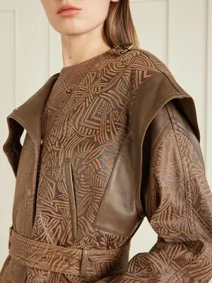 Isabel Marant Belted Leather Jacket