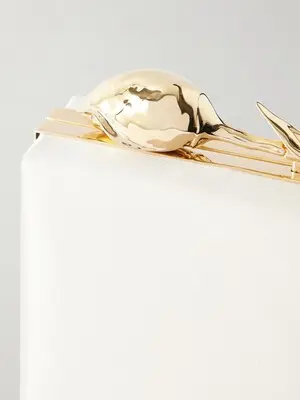 Erdem Bloom Satin Clutch
