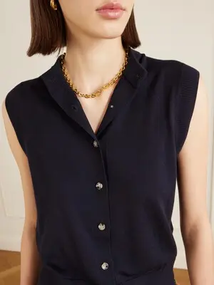 ALLUDE Wool Vest