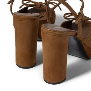 Miu Miu Suede Platform Sandals