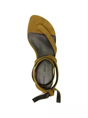 Proenza Schouler Tee Wrap Sandals - Green