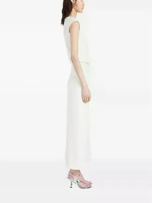 Proenza Schouler Damea Midi Dress - Neutrals